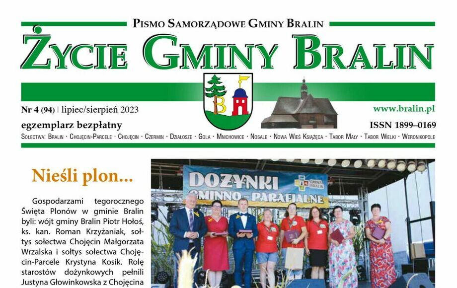 Życie Gminy Bralin-najnowszy numer - Gmina Bralin